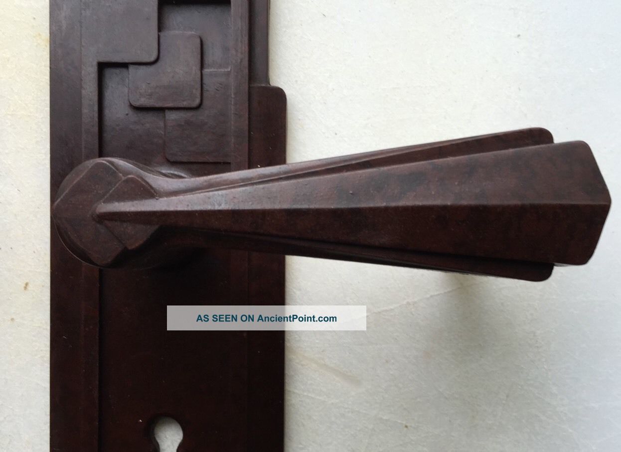0ne Incredible 1930’s Bakelite Door Handles