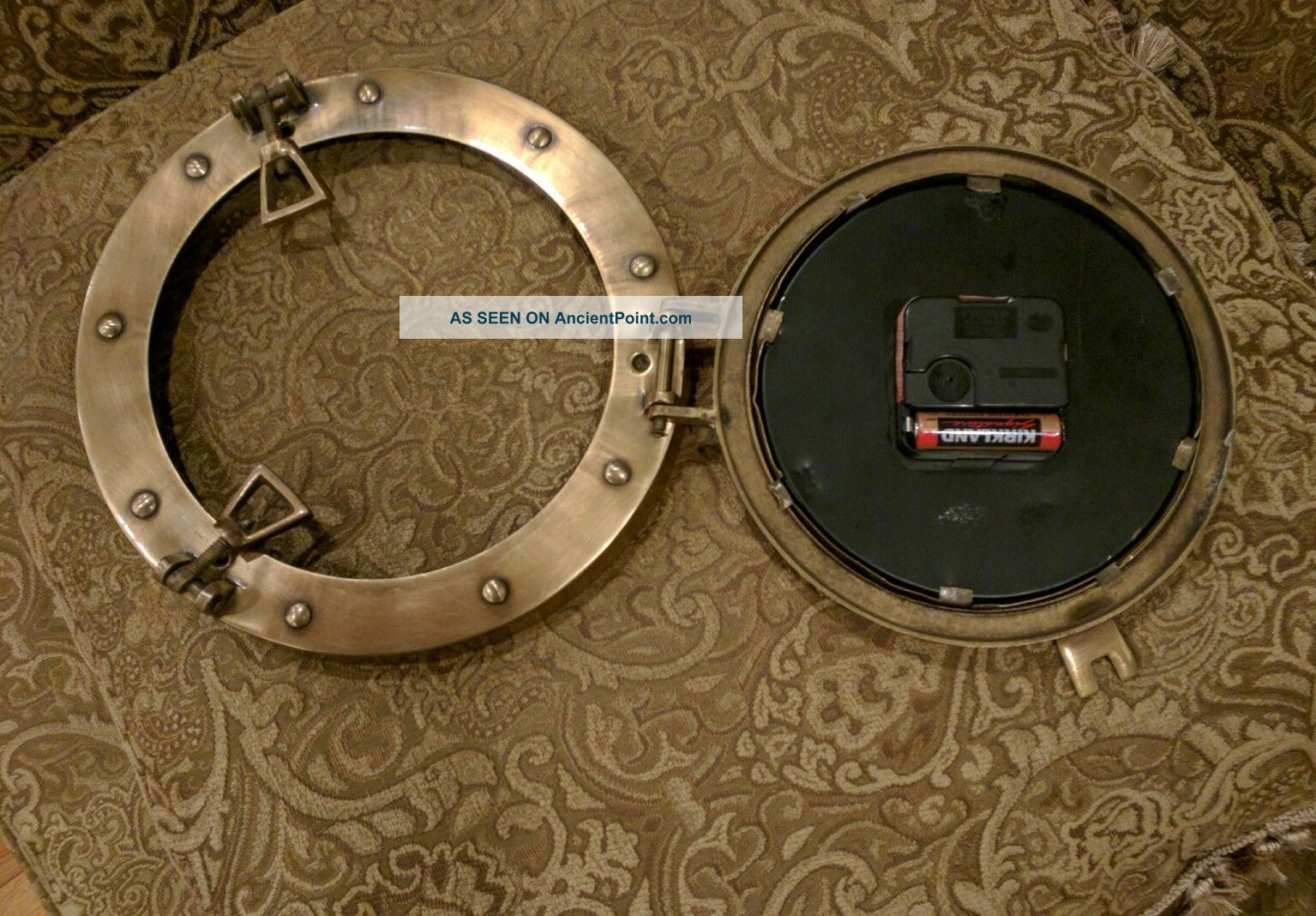 Solid Brass Ships Porthole Wall Clock Maritime Ship S Nautical Beach